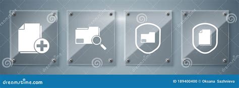 Set Document Protection Concept Document Folder Protection Search Concept With Folder And Add