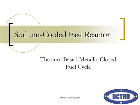 Ppt Sodium Cooled Fast Reactor Powerpoint Presentation Free Download