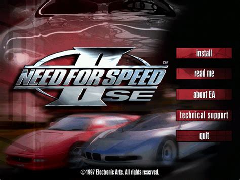 Never Obsolete Need For Speed Ii Se Cd Autoplay Menu