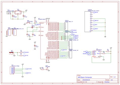 Avr BASIC EasyEDA Open Source Hardware Lab