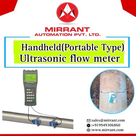 Handheld Portable Type Ultrasonic Flow Meter