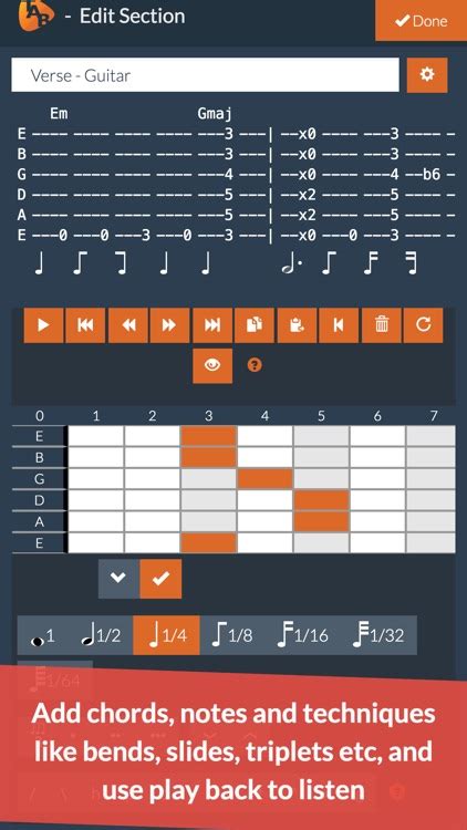 Guitar Notepad Tab Editor By Codefad