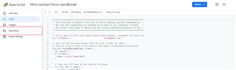 Mail Is No Longer Delivered Issue Dwyl Learn To Send Email Via Google Script Html No
