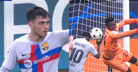 Gol Anulado De Pedri Tras Revisión Del Var En Barcelona Vs Inter Por