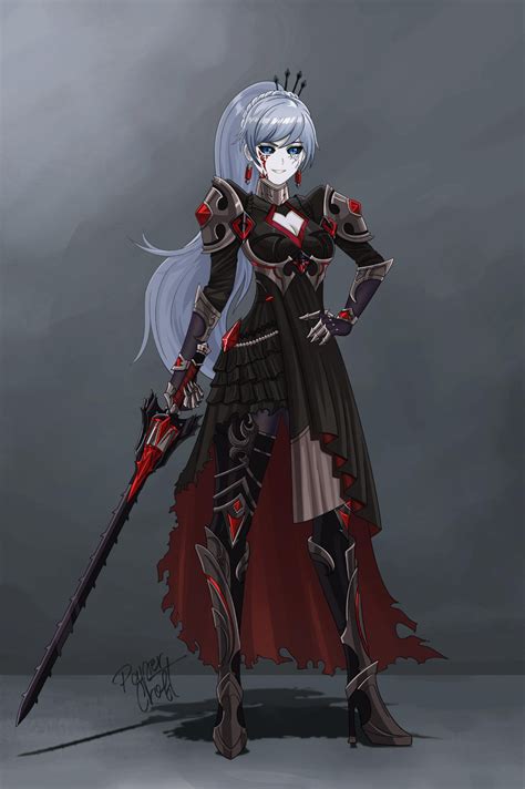 Noble Demon Weiss Schnee By Papercroft On Deviantart Rwby Characters