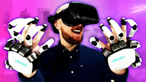 I Feel The Future Of Vr With Dexmo Haptic Gloves Youtube