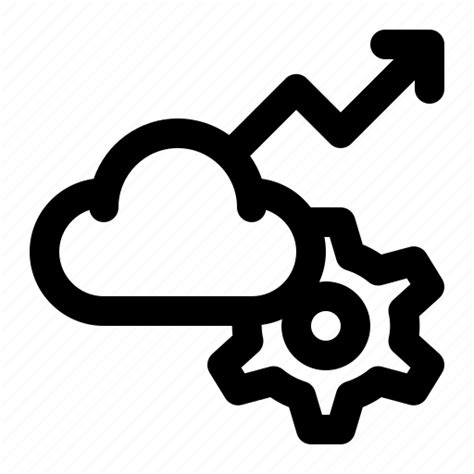 Cloud Optimization Performance Management Computing Service Icon
