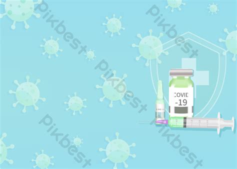 Vaccinated New Crown Vaccine Free Vaccination Background Psd Free