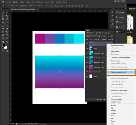 Cómo hacer degradado en Photoshop