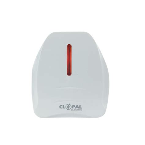 Clopal 13a Flat 3 Pin Male Power Cord Plug With Fuse Protection Brand