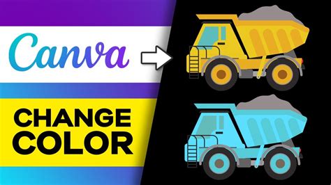 How To Change The Color Of An Element In Canva YouTube