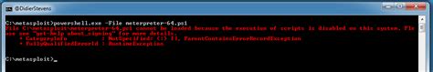 Generating Powershell Scripts With Msfvenom On Windows Didier Stevens
