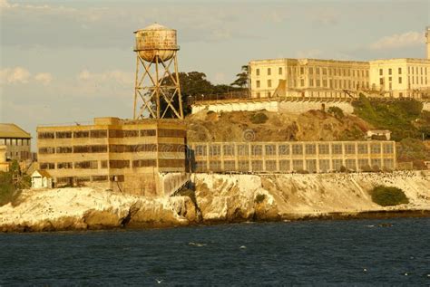 Isola Di Alcatraz San Offshore Francisco Bay California Fotografia