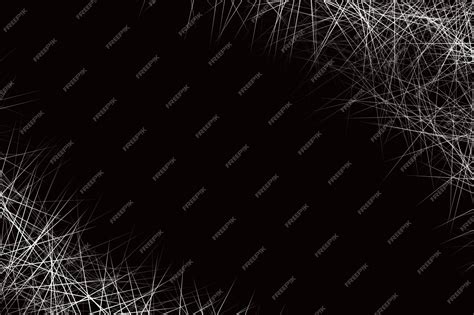 Premium Photo Abstract Intersecting White Lines With Black Background