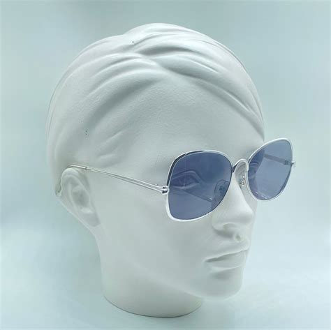 Safilo Elasta Oriana 80s Vintage Silver Unique Cat Eye Sunglasses Women