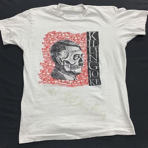 【やや傷や汚れあり】killing Joke Tシャツ 90s Usa ヴィンテージ コピーライト キリングジョーク バウハウス スロッビング