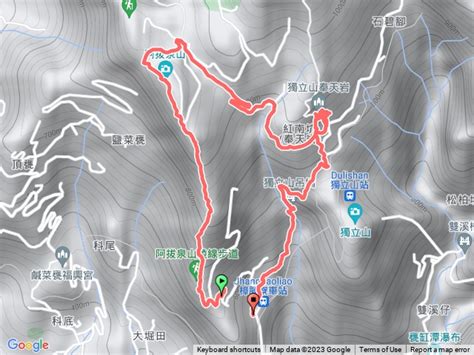阿拔泉山零稜線 健行筆記