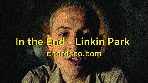 In The End Guitar Chords By Linkin Park