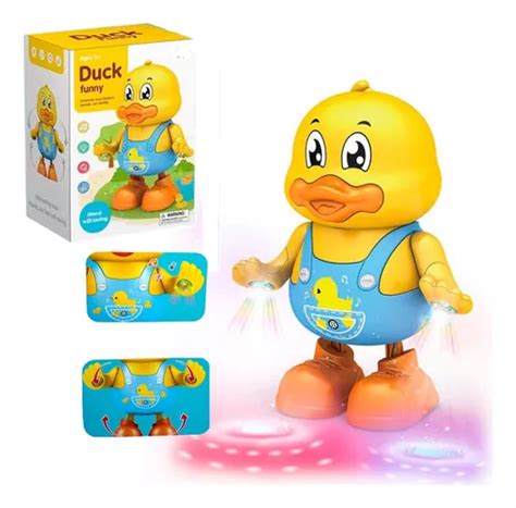Brinquedo Bebê Dança Pato Infantil Musical Som Luz Presente