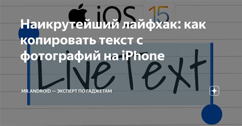 Наикрутейший лайфхак как копировать текст с фотографий на Iphone Mr