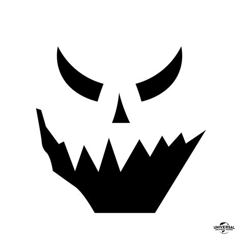 Scary Clown Pumpkin Carving Stencils