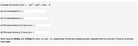 solved consider the graph of f x given below a analyzing