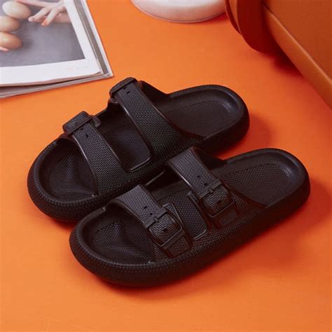 Thick Platform Cloud Slippers For Women Casual Comfort Sandals