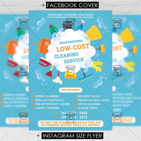 Free Cleaning Business Flyer Templates