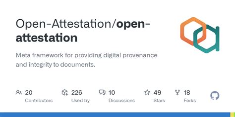 GitHub Open Attestation Open Attestation Meta Framework For