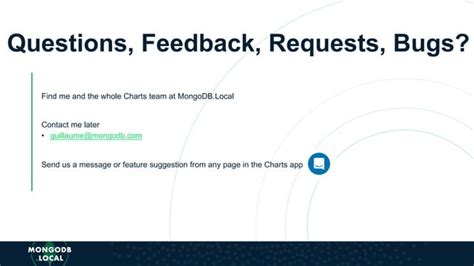 Bringing Data To Life With Mongodb Charts Ppt