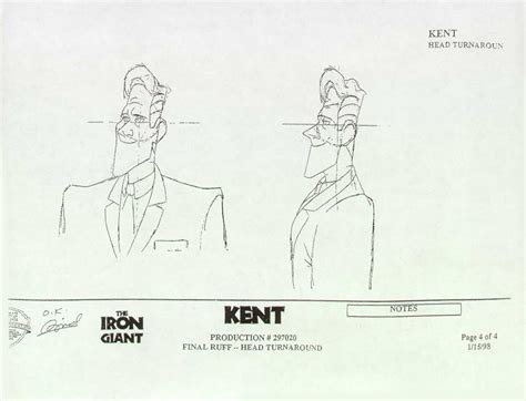 Living Lines Library The Iron Giant Character Kent Mansley
