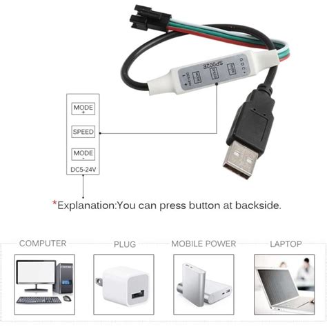 Ws2812btriple Keys Neopixel Led Light Strip Controller Ifuture Technology