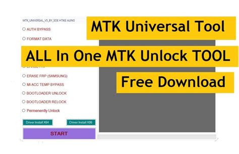 Mtk Universal V5 New All In One Mediatek Frp Password Auth Tool