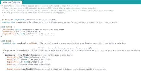 agro dados testando o funcionamento do nosso millis datalogger com