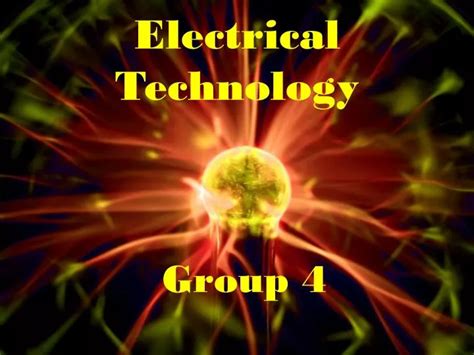 PPT Electrical Technology PowerPoint Presentation Free Download ID 2207201