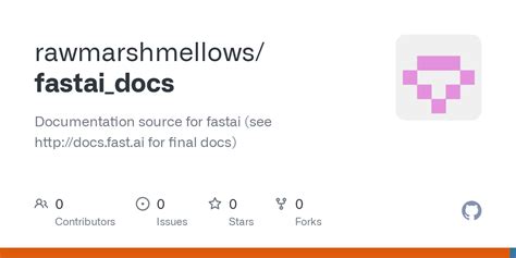 github rawmarshmellows fastai docs documentation source for fastai