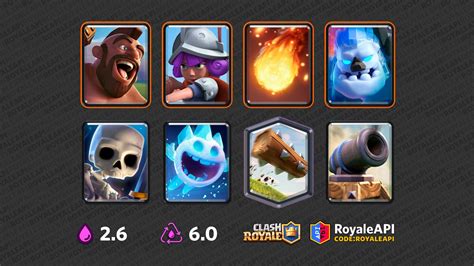 Hog 26 Cycle Cannon Fireball Hog Rider Ice Golem Ice Spirit