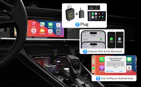 Mini Android Auto Wireless Adapter And Carplay Wireless Adapter 2 In 1 Wireless Carplay Dongle