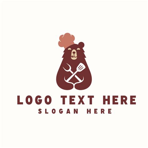 Grizzly Bear Chef Logo Brandcrowd Logo Maker