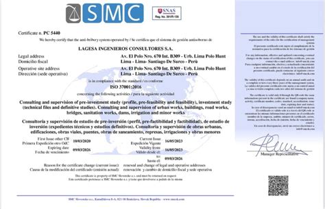 LAGESA Noticia NORMAS ISO