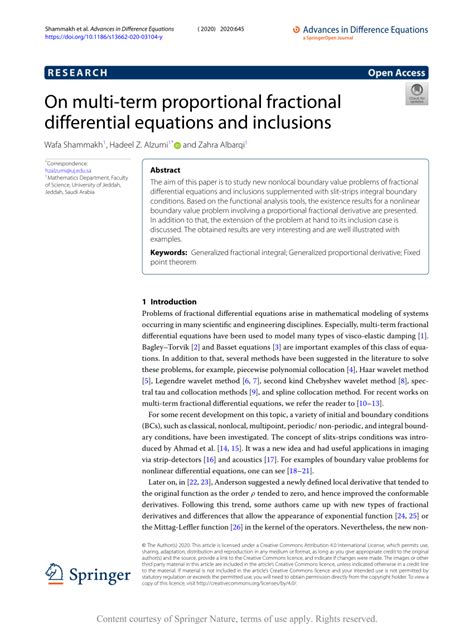 Pdf On Multi Term Proportional Fractional Differential Equations And
