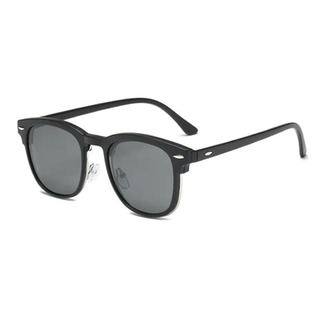 Samjune Magnet Polarized Sunglasses Polaroid Clip Mirrored Clip On