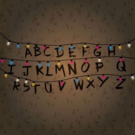 Stranger Things Abc Art Print By Pendientera Выставки Рисунки Идеи для рисунков