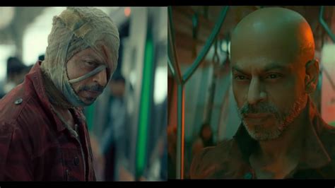 Jawan Prevue Shah Rukh Khans New Intense Bald Look Is Swaying The