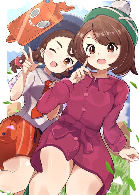 Gloria Rotom Rotom Phone And Juliana Pokemon And 3 More Drawn By