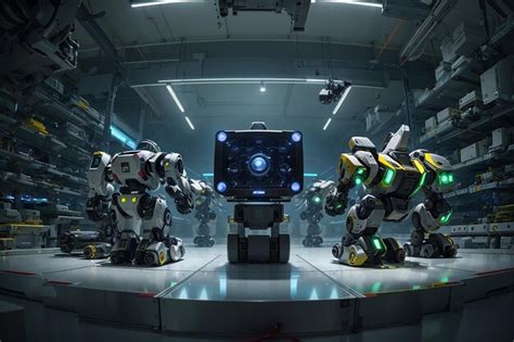 Premium Ai Image Advanced Robotics Laboratory