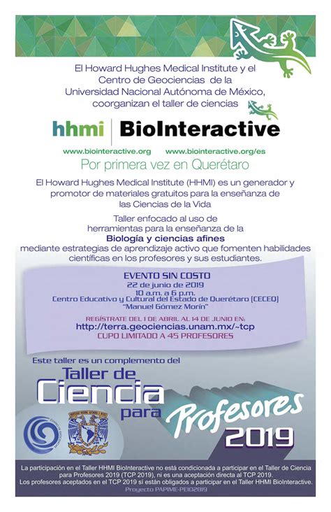 TALLER Hhmi BioInteractive RESIEQ