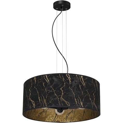 Nowoczesna lampa wisząca czarna złota Senso 5902693772989 Cena Opinie Lampy wiszące