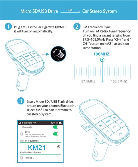 Handsfree Bluetooth FM Transmitter (USB/SD Card/Aux) – GearDiggers