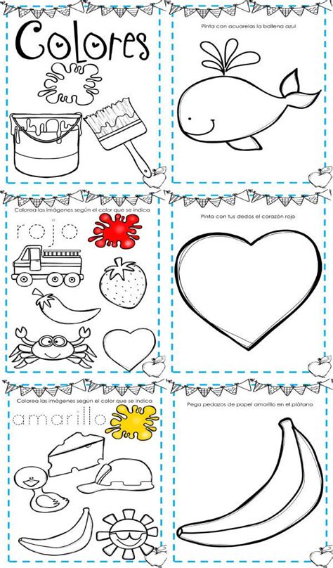 Cuaderno De Fichas Con Tareas Para Preescolar De 3 Años Actividades